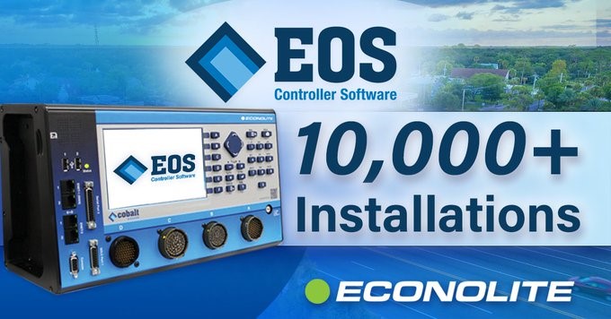 Econolite has installed more than 10,000 EOS traffic controllers